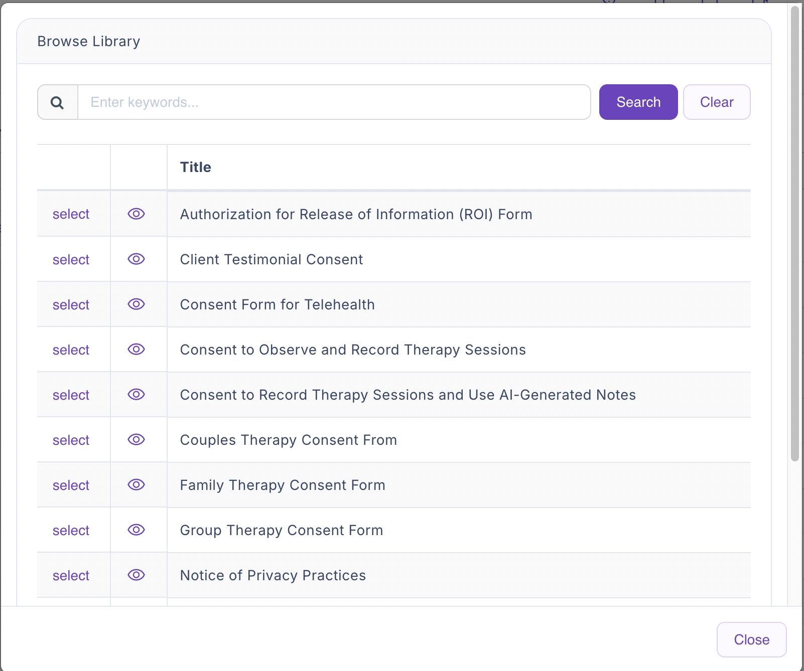 Edit or Modify Existing Built in Consent Forms and Build Your Own ...